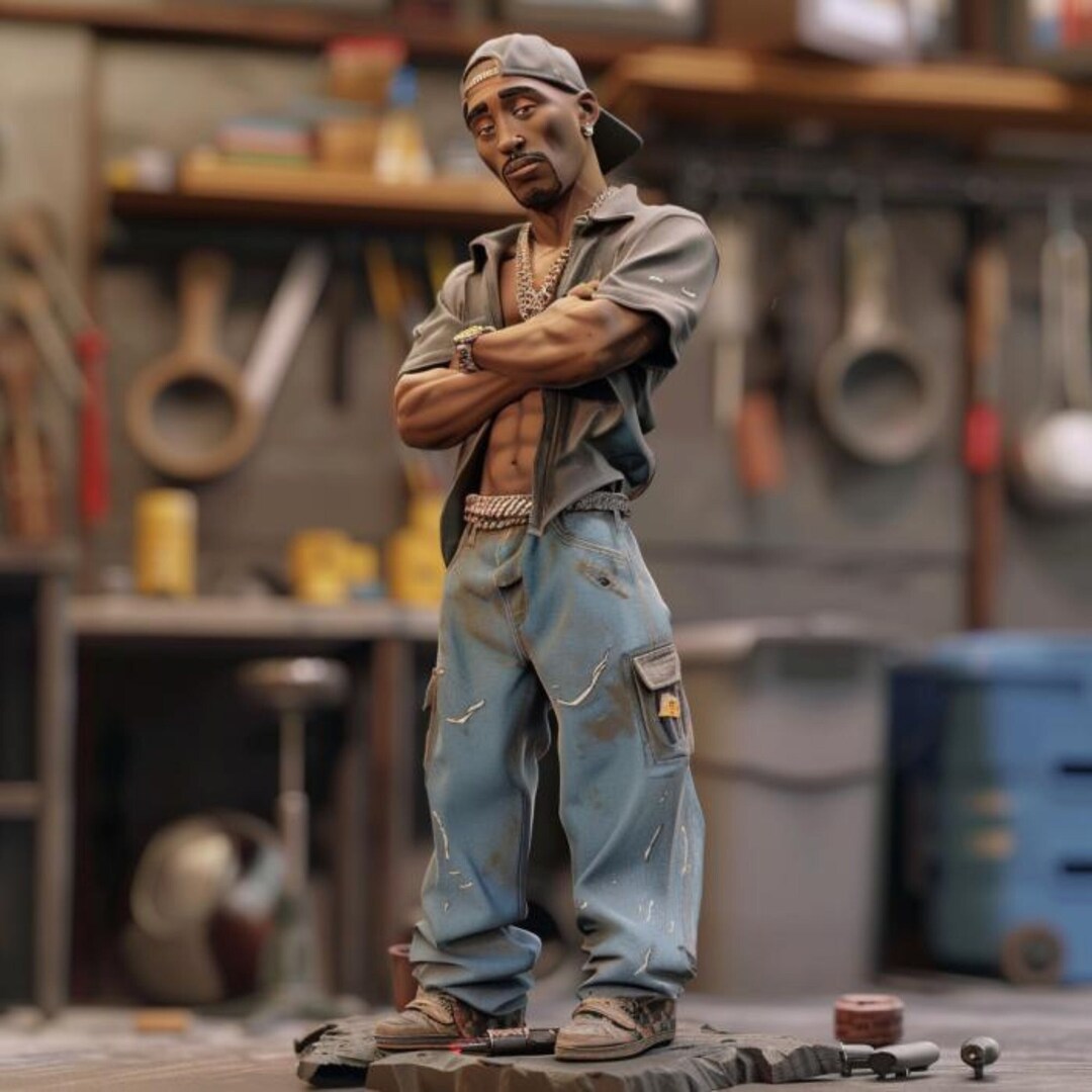 Rapper Sculpture: 3D Printable STL File (digital Download) - Etsy UK