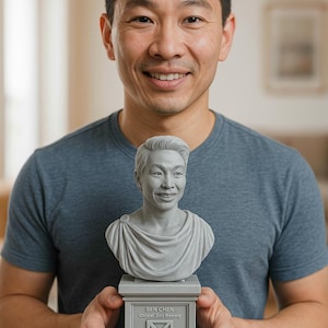 Custom Busts From Photo ,custom 3D Printed Bust & Free Digital File ...