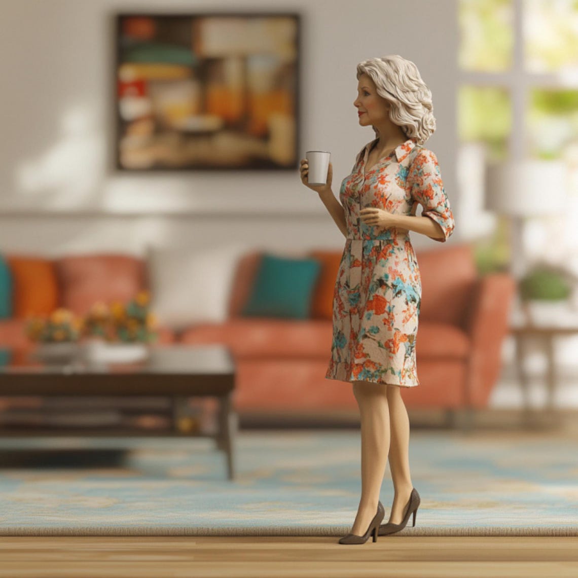 Custom 3D Sculpted Figurine: Bespoke Home Decor Artwork - Etsy UK