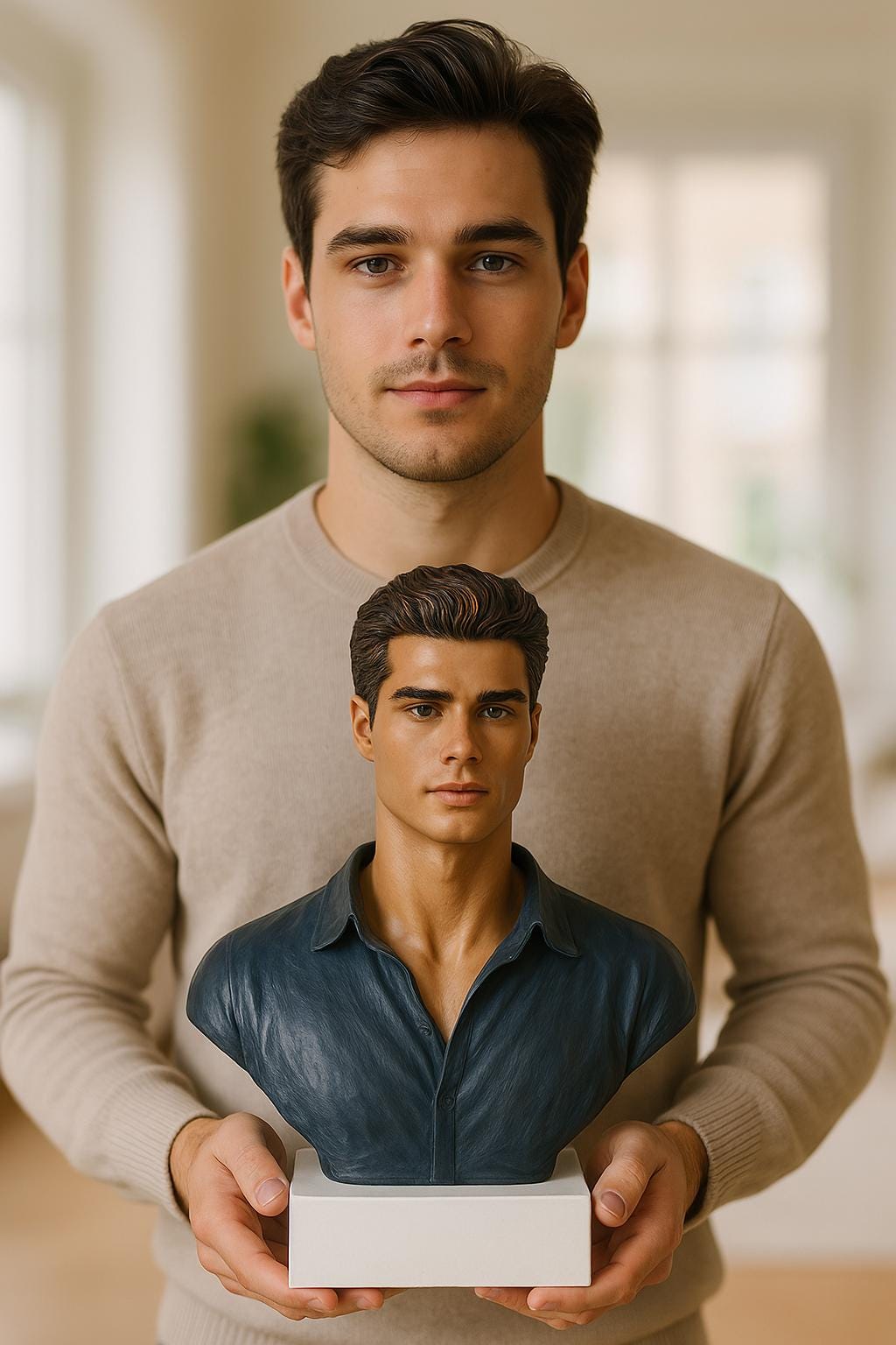Custom 3D Sculpture From Photo: Personalized Bust Sculpture - Etsy