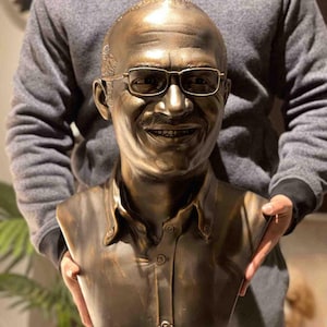 Custom 3D Printed Life-size Head Bust: Personalized Sculpture - Etsy