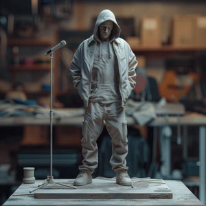 Rapper Sculpture: 3D Printable STL File (digital Download) - Etsy UK