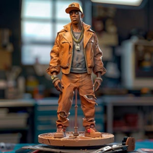 Rapper Sculpture: 3D Printable STL File (digital Download) - Etsy UK