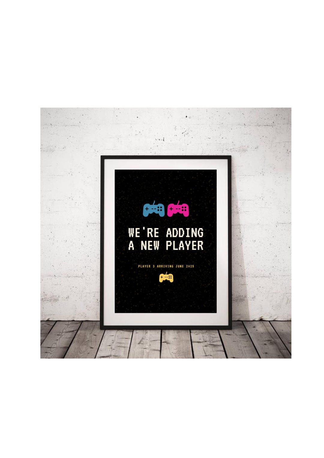 Pregnancy Announcement - Player 3 Loading - Digital File for Editing ...