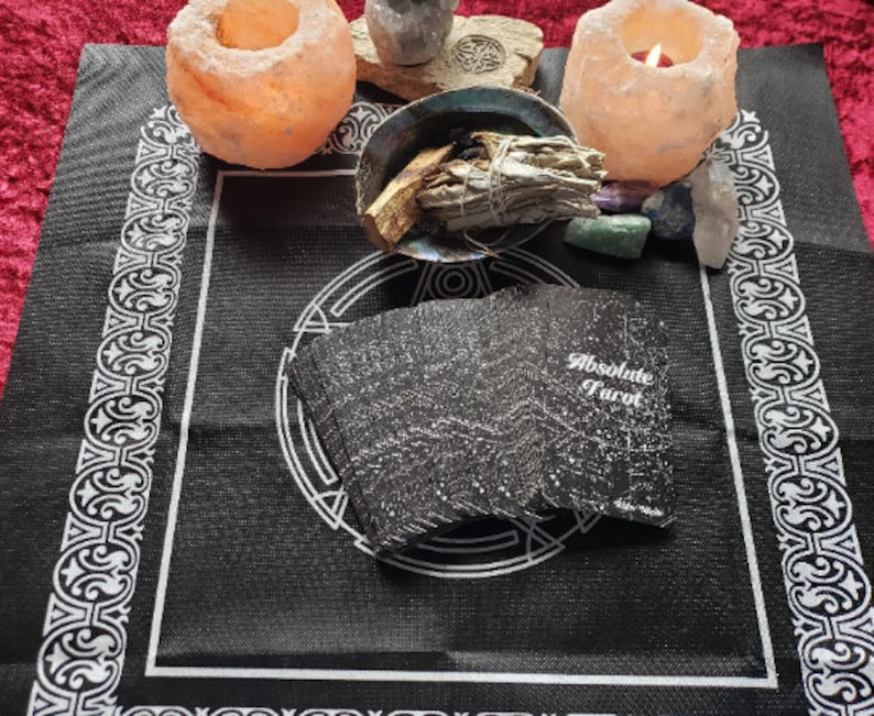 Altar Cloth, Tarot Cloth, Reading Tarot Tablecloth, Divination ...
