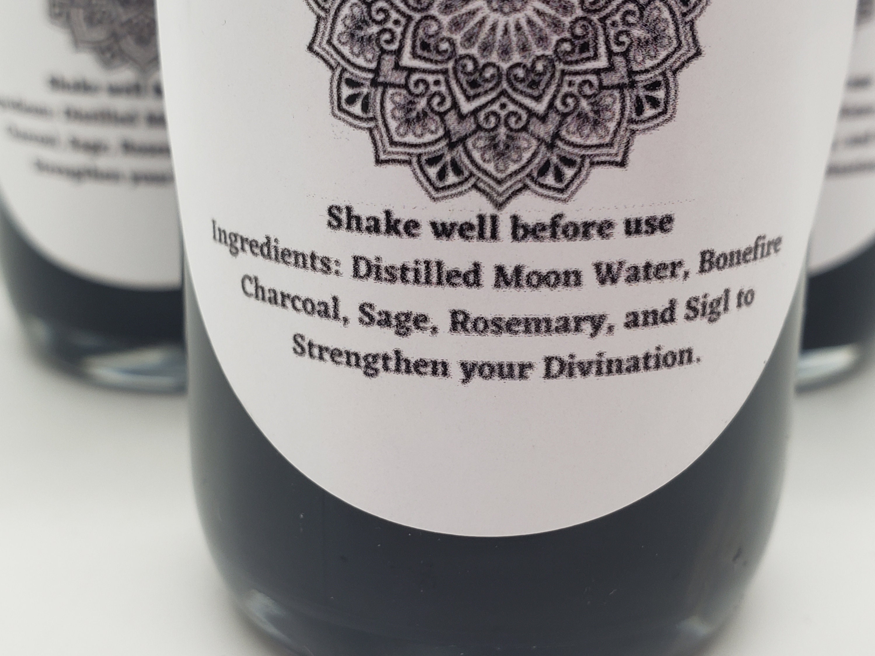 Divination Scrying INK, Made With September Full Moon Bonfire Charcoal ...