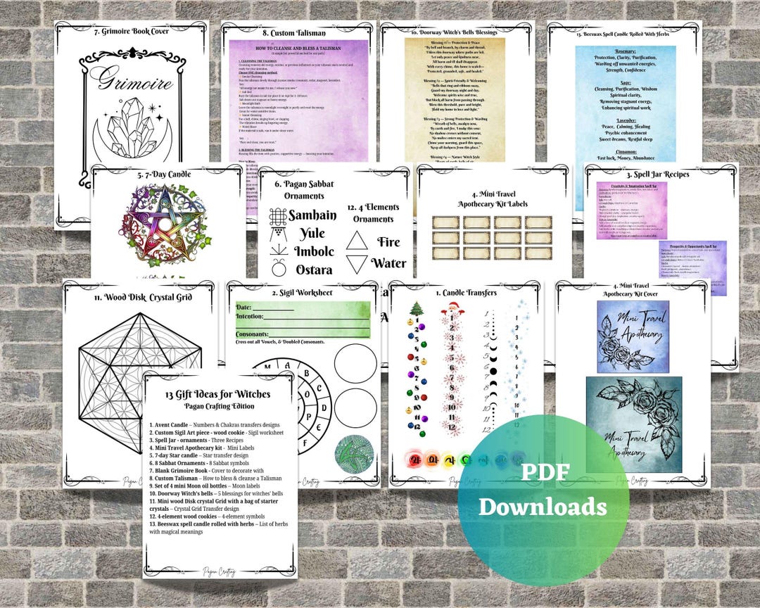 13 Gift Ideas for Witches - Craft Along, Make All 13 Gift Ideas With ...