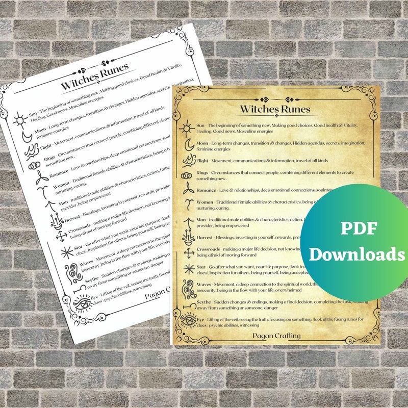 Witches Rune For - Etsy