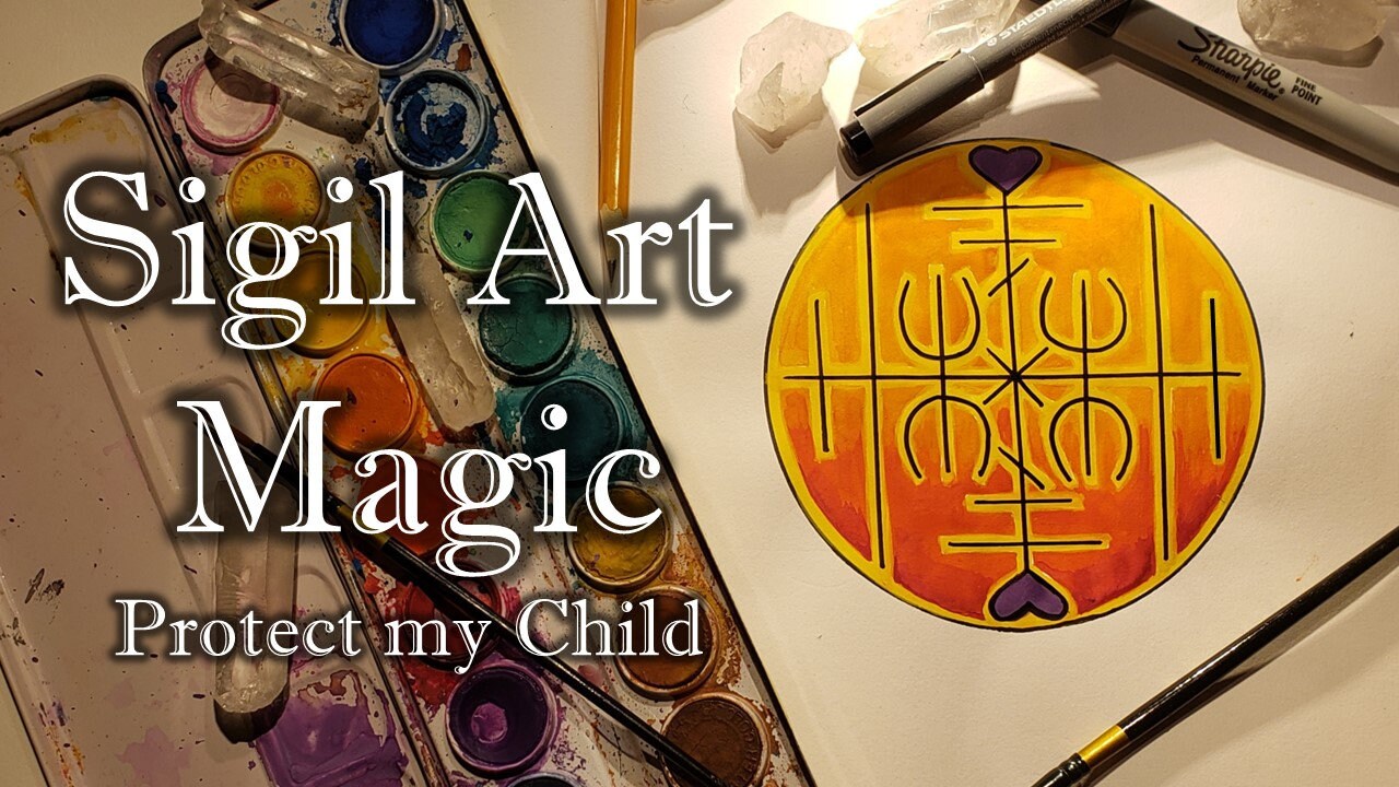 Custom Sigil Creation Personalized Painted , Magic, Bindrune, Sigil ...