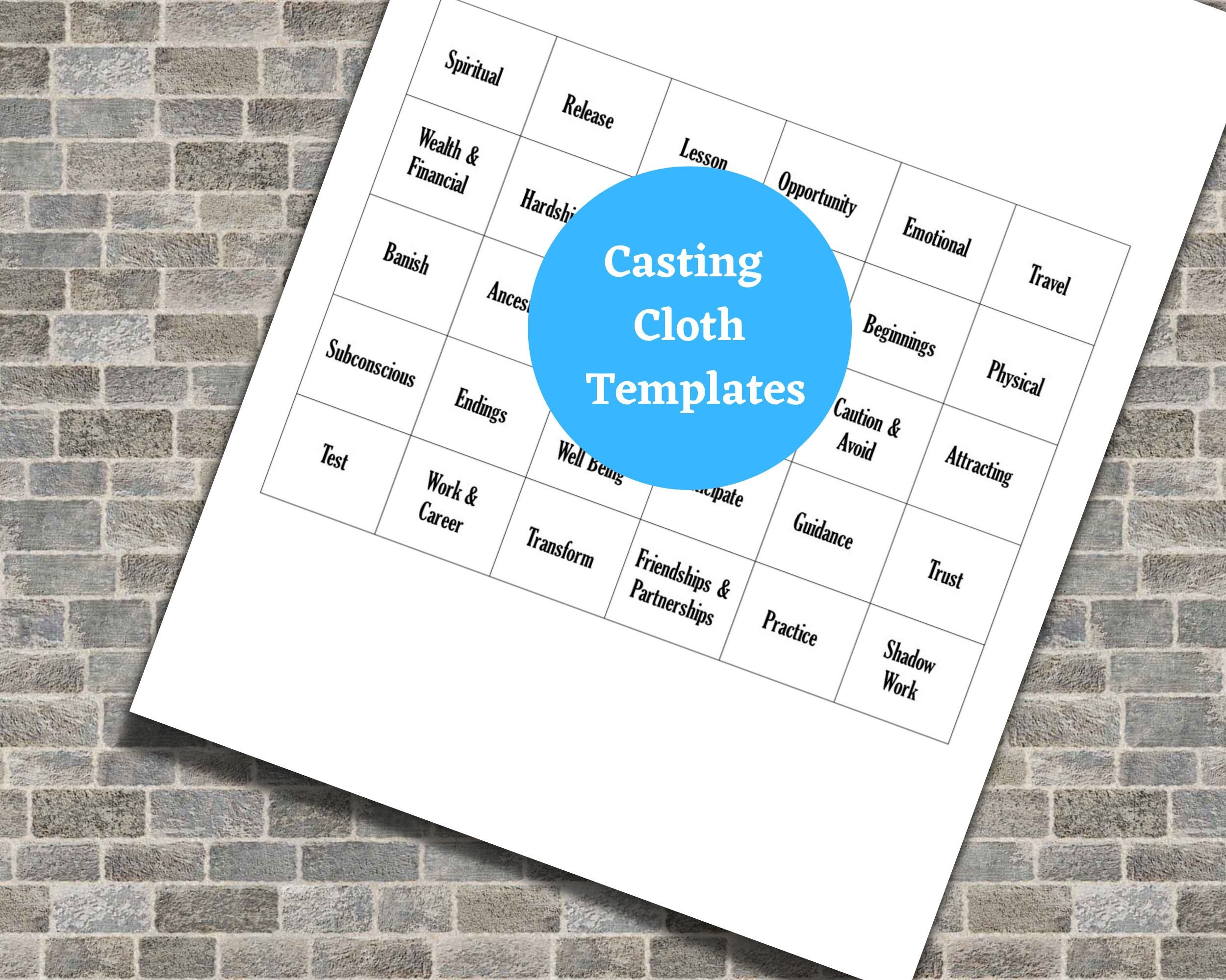 Raven Oracle Template for Casting Cloth for , Bone , Charm, Casting- as ...