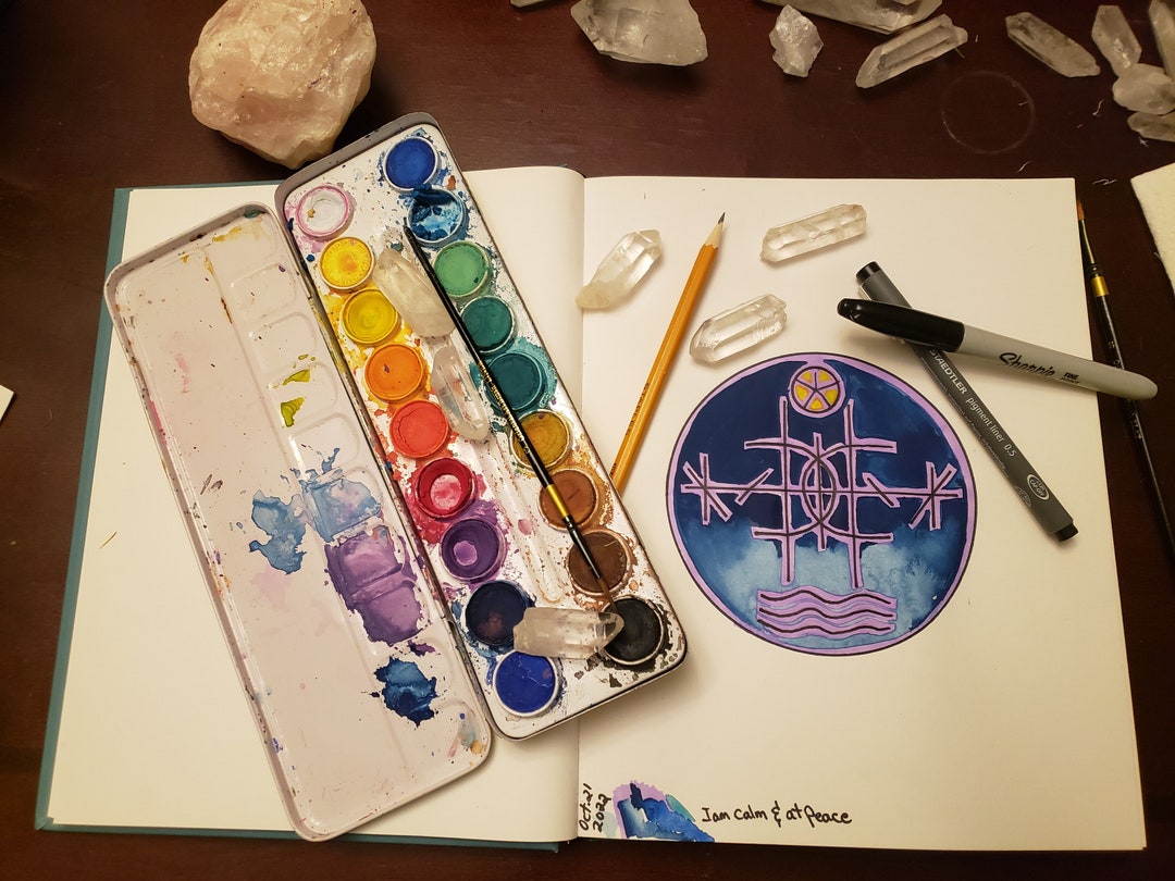 Custom Sigil Creation - Personalized Painted , Magic, Bindrune, Sigil ...