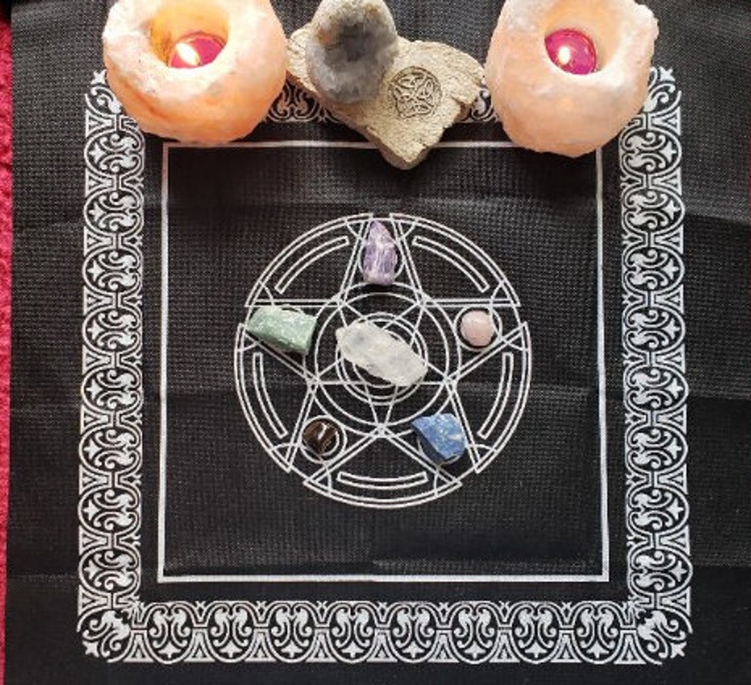 Altar Cloth, Tarot Cloth, Reading Tarot Tablecloth, Divination ...