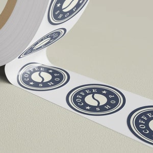 CUSTOM Stickers Roll, Custom Logo Stickers, Custom Label Roll ...