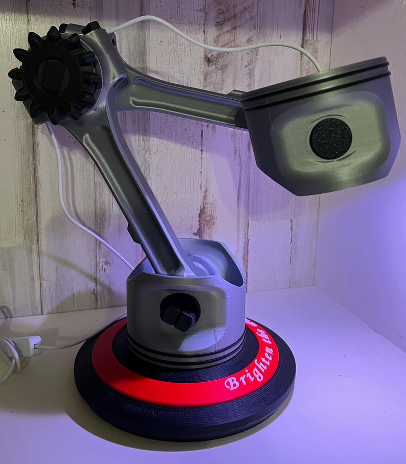 Engine Piston Lamp- for Your Mechanic. 3D Print. - Etsy