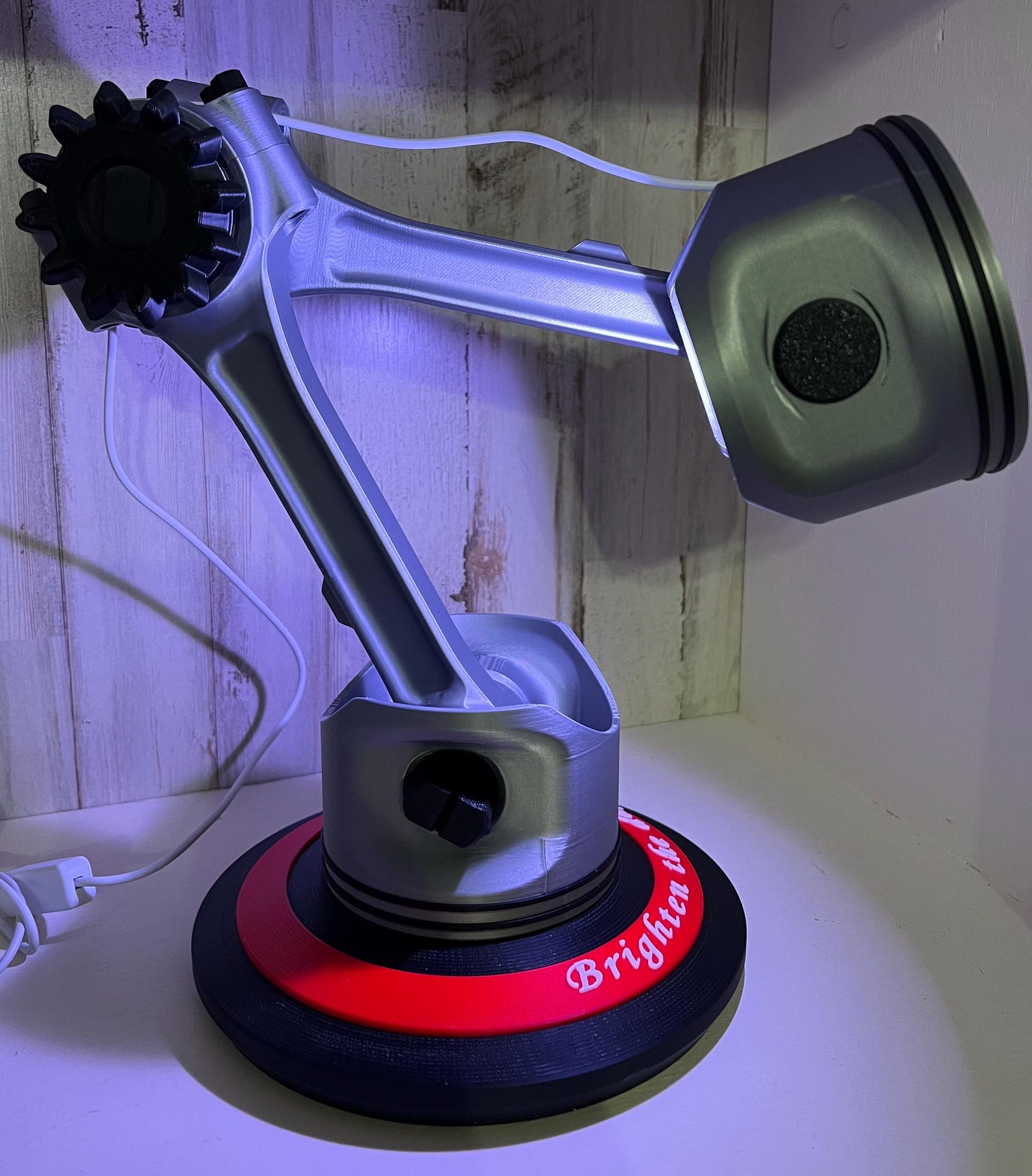 Engine Piston Lamp- for Your Mechanic. 3D Print. - Etsy