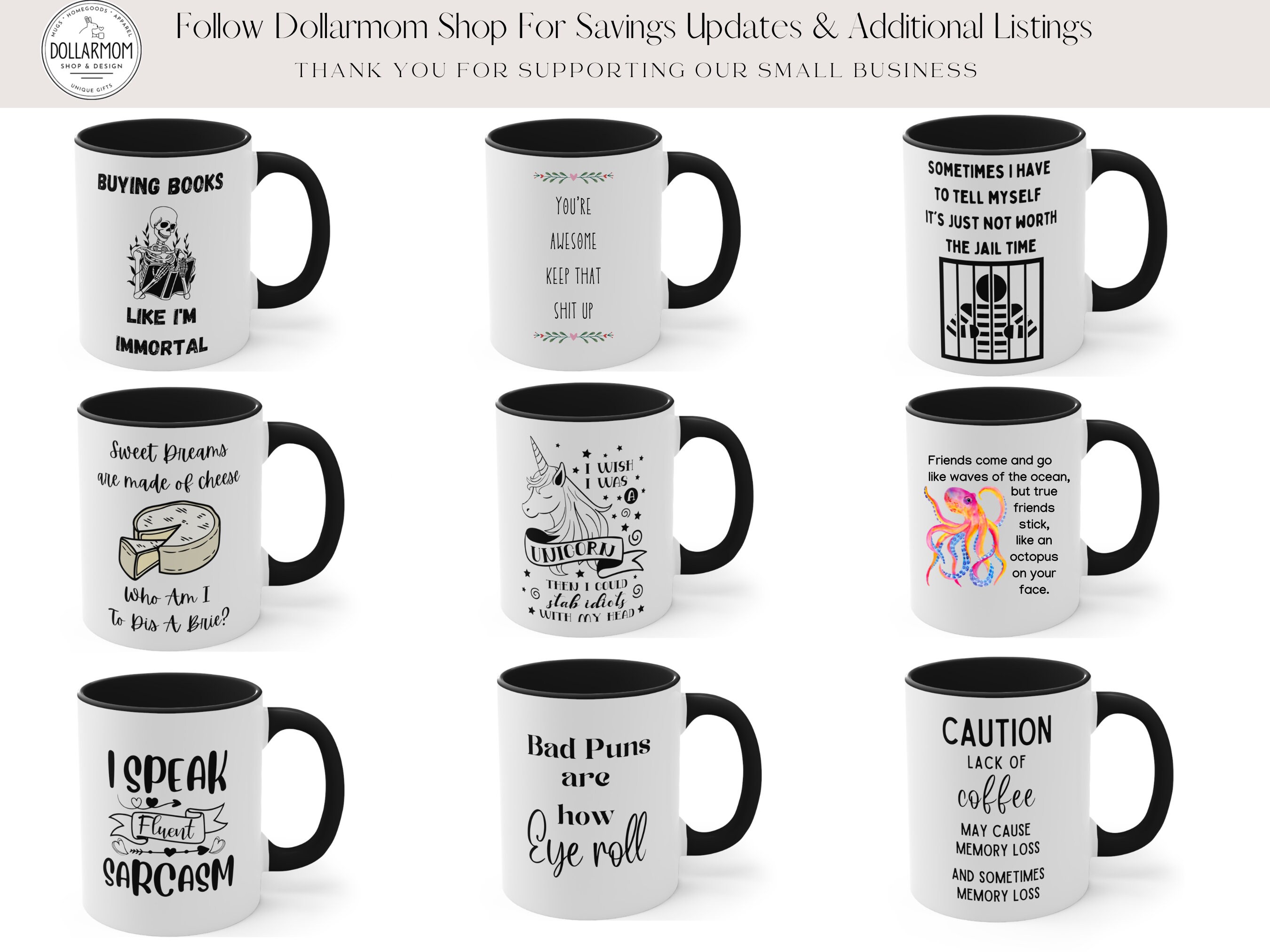 Vintage Mug Aesthetic Victorian Sassy Coffee Mug, Snarky We Decided Not ...