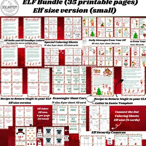 Christmas Games Elf Kit, Printable Elf Activities, Welcome Letter, Elf ...