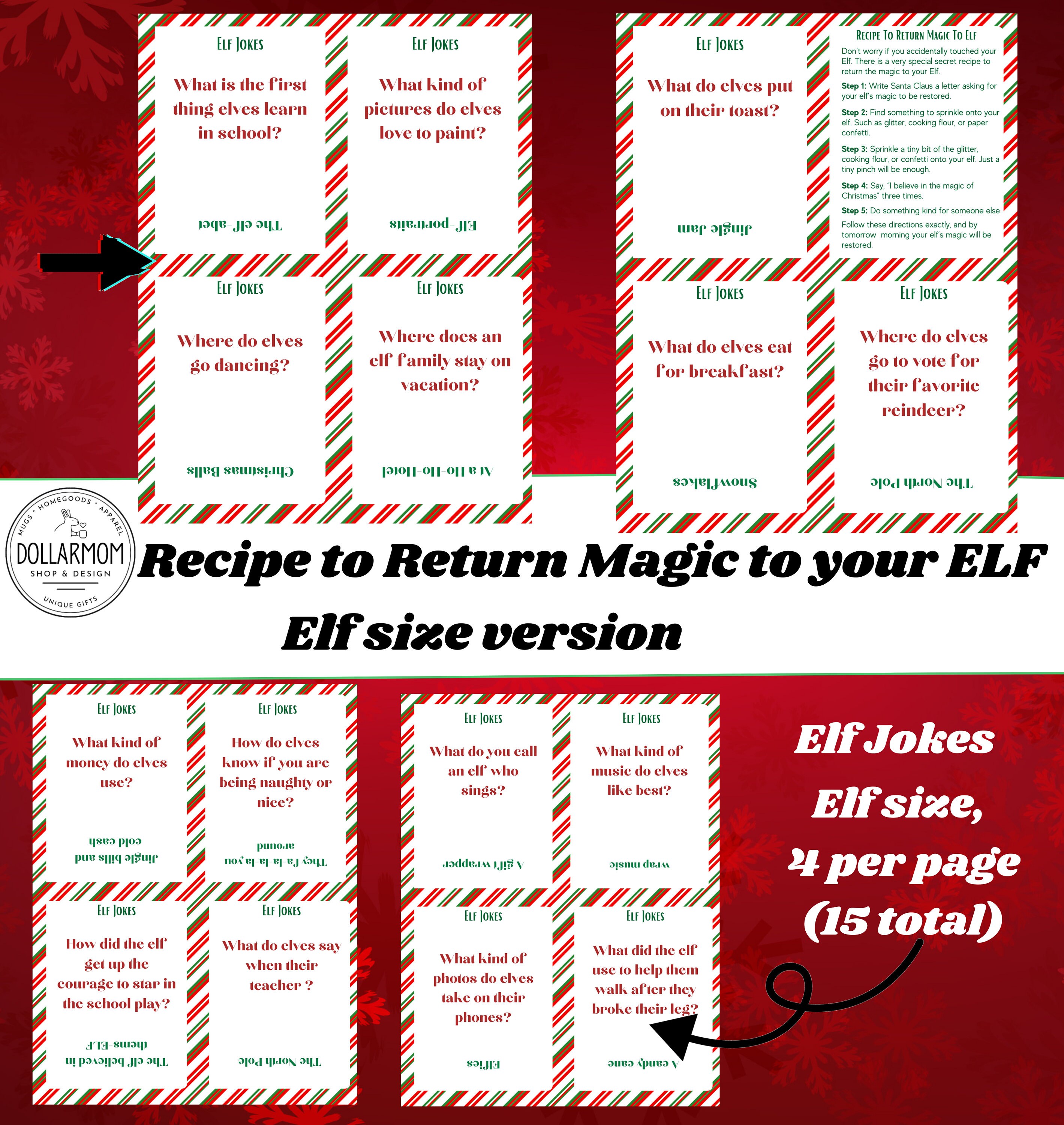 Printable Elf Activities, Welcome Letter, Elf Games, Goodbye Letter ...