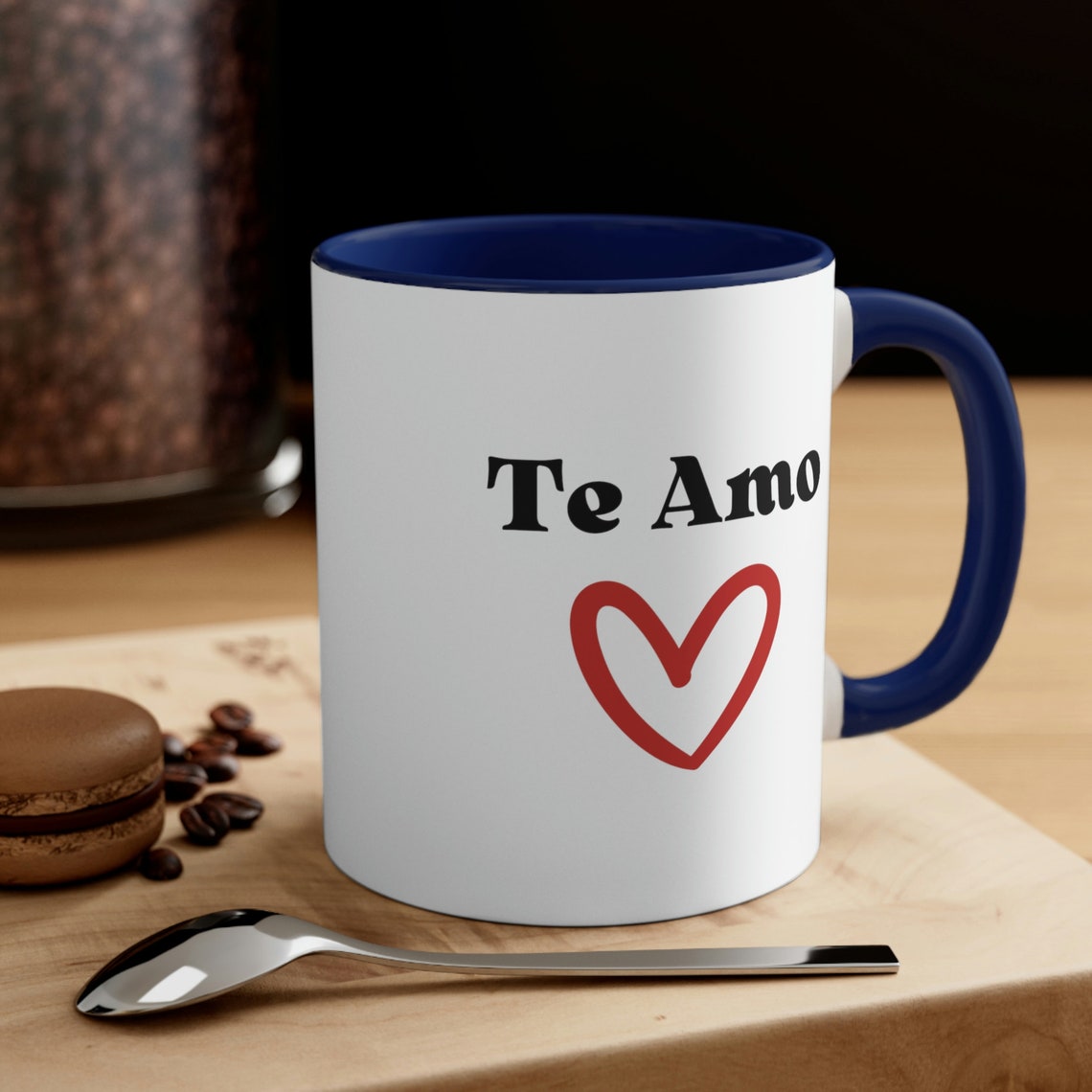 TE AMO Coffee Mug, for Anniversary, Engagement, Christmas, Love Gift ...