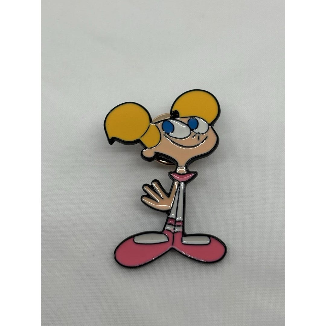 Unique Pin Dede the Sister From Dexter Cartoon Character Brooch 1.5 ...