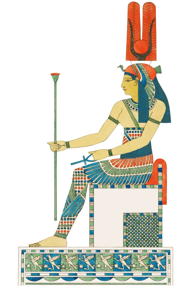 Vintage Egyptian Art Prints: Pharaoh Paintings (digital Download) - Etsy