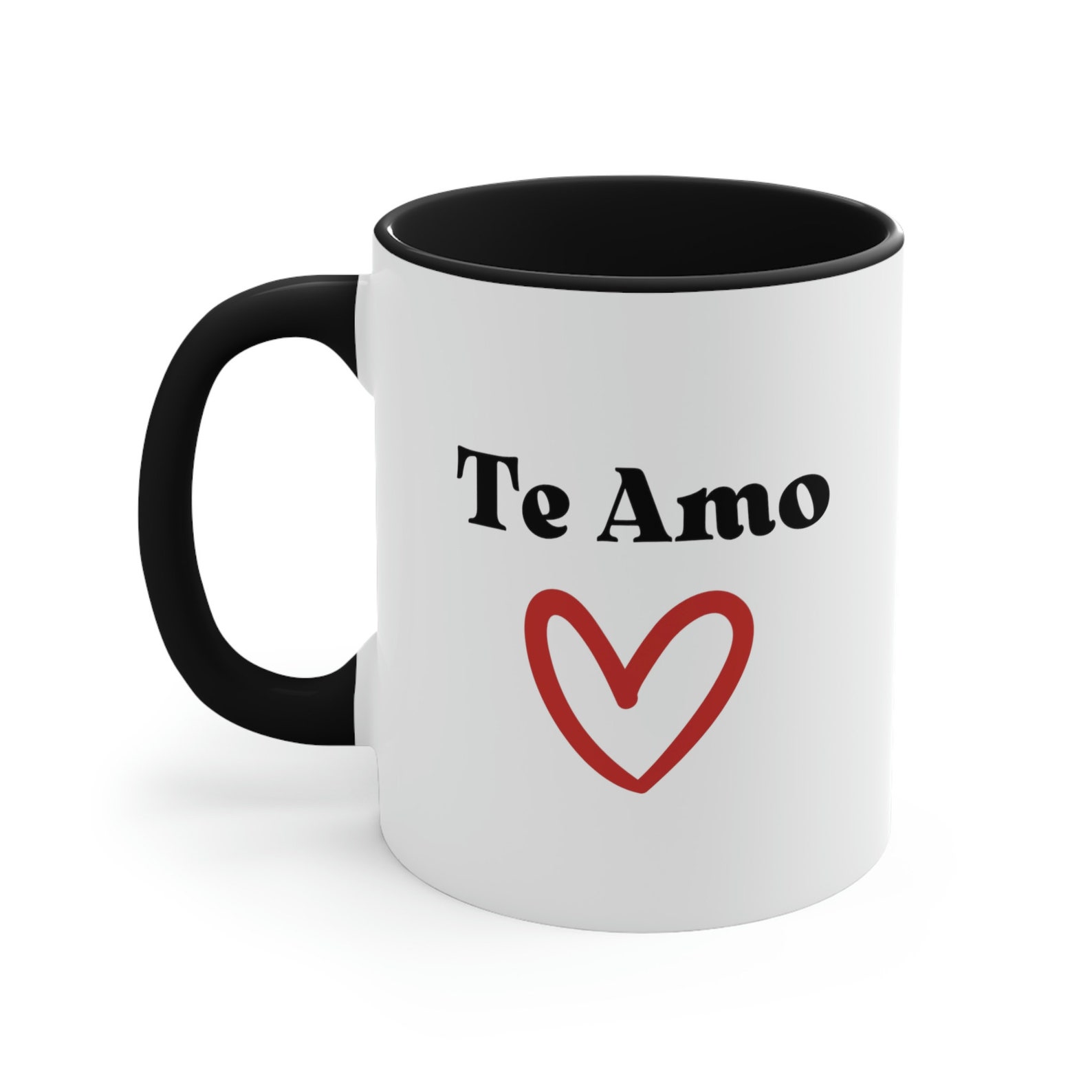 TE AMO Coffee Mug, for Anniversary, Engagement, Christmas, Love Gift ...