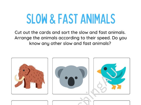 Fast And Slow Animals