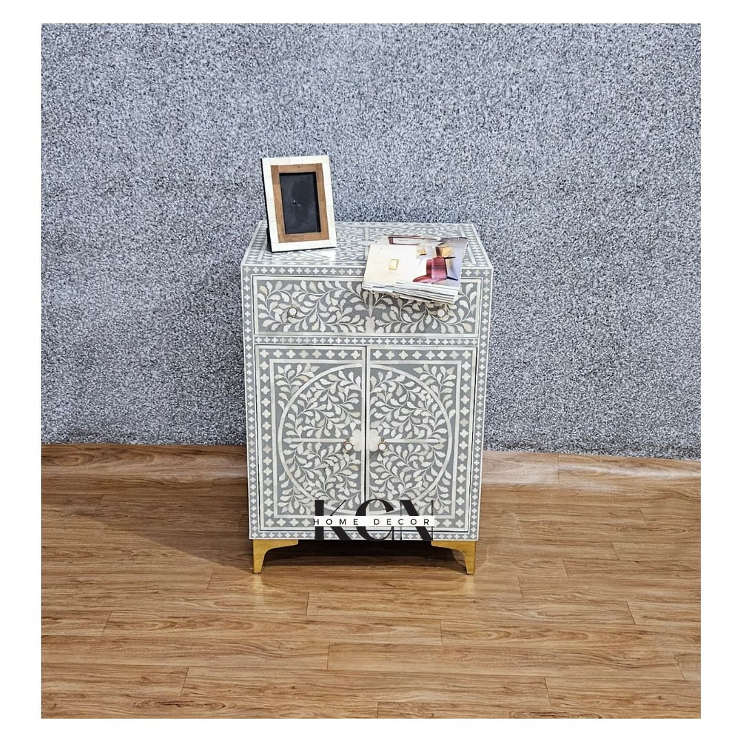 Bone Inlay Bar Cabinet , Bone Inlay Cabinet , Bone Inlay Storage ...