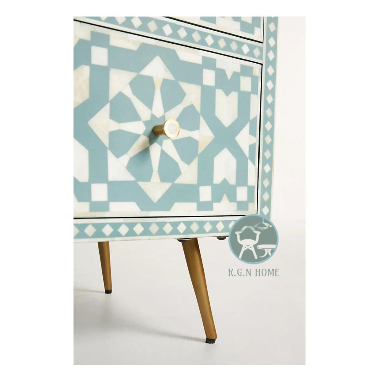 Bone Inlay Moroccan Six Drawer Dresser Bone Inlay Cabinet - Etsy