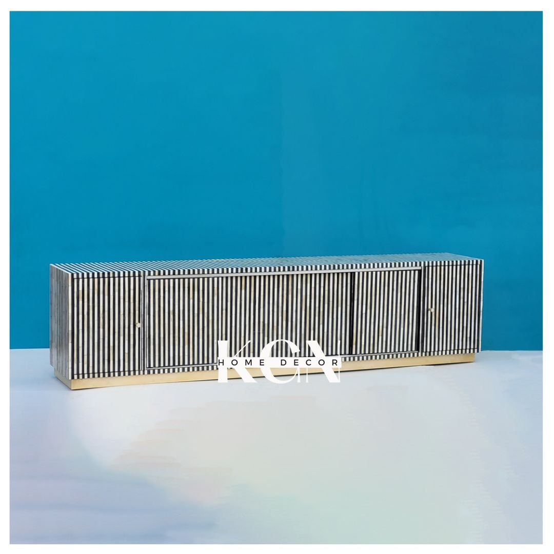 Bone Inlay Media Console Entertainment Unit for Living Room - Etsy