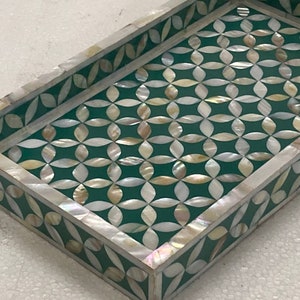 Bone Inlay Tray , Bone Inlay Serving Tray , Bone Inlay Décor Tray ...