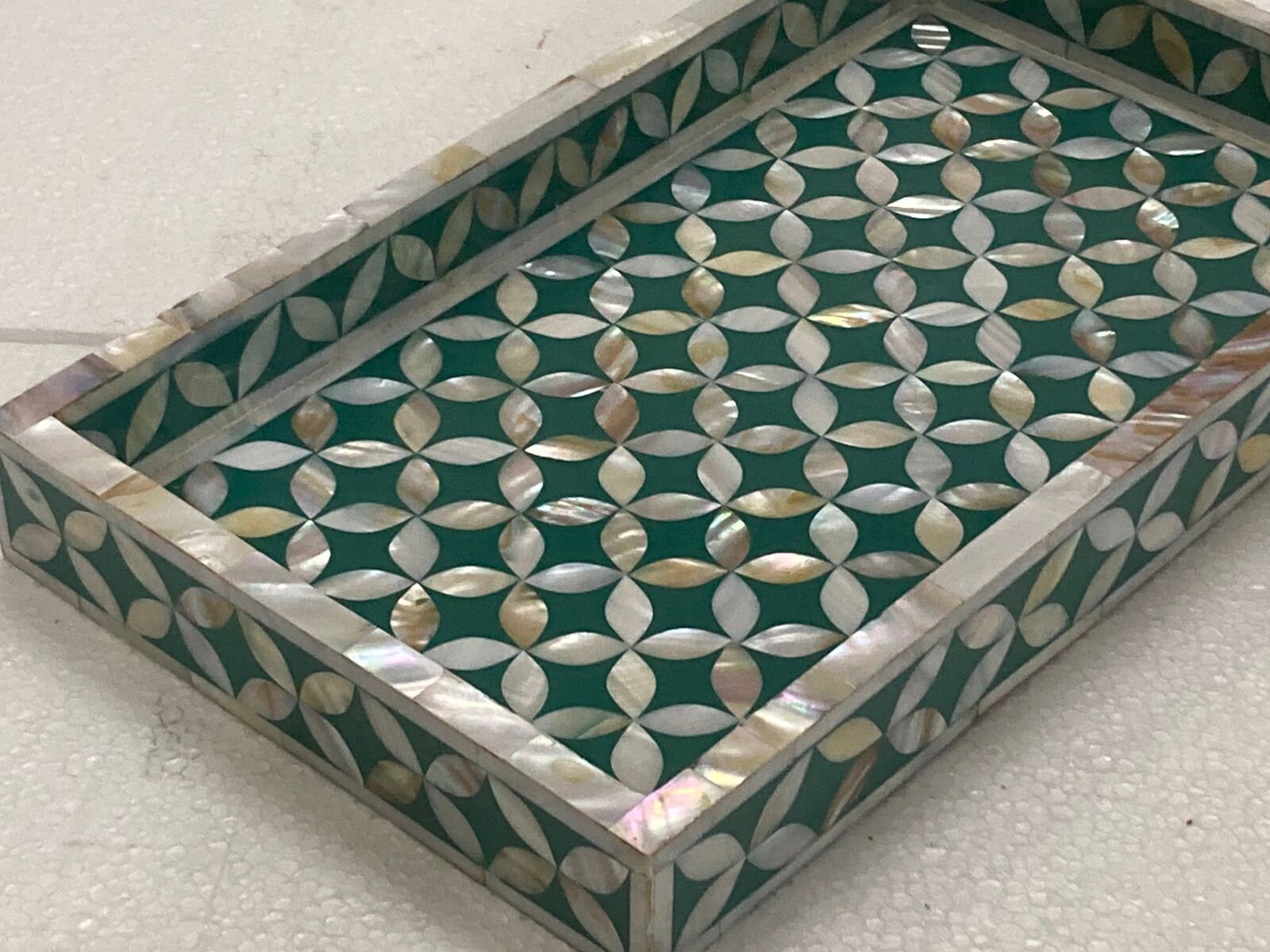 Bone Inlay Tray Bone Inlay Serving Tray Bone Inlay Décor - Etsy