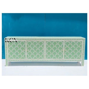 Bone Inlay Media Console , Bone Inlay Media Cabinet , Bone Inlay ...