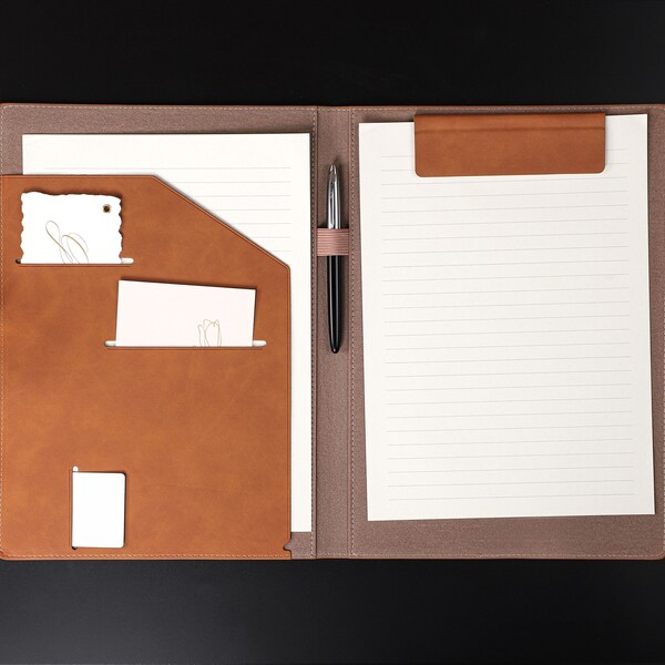 Leather Portfolio - Etsy