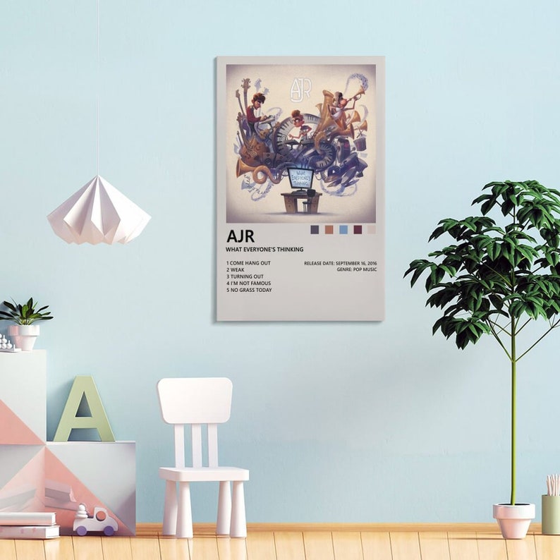 AJR What Everyone's Thinking Music Album Poster Canvas - Etsy