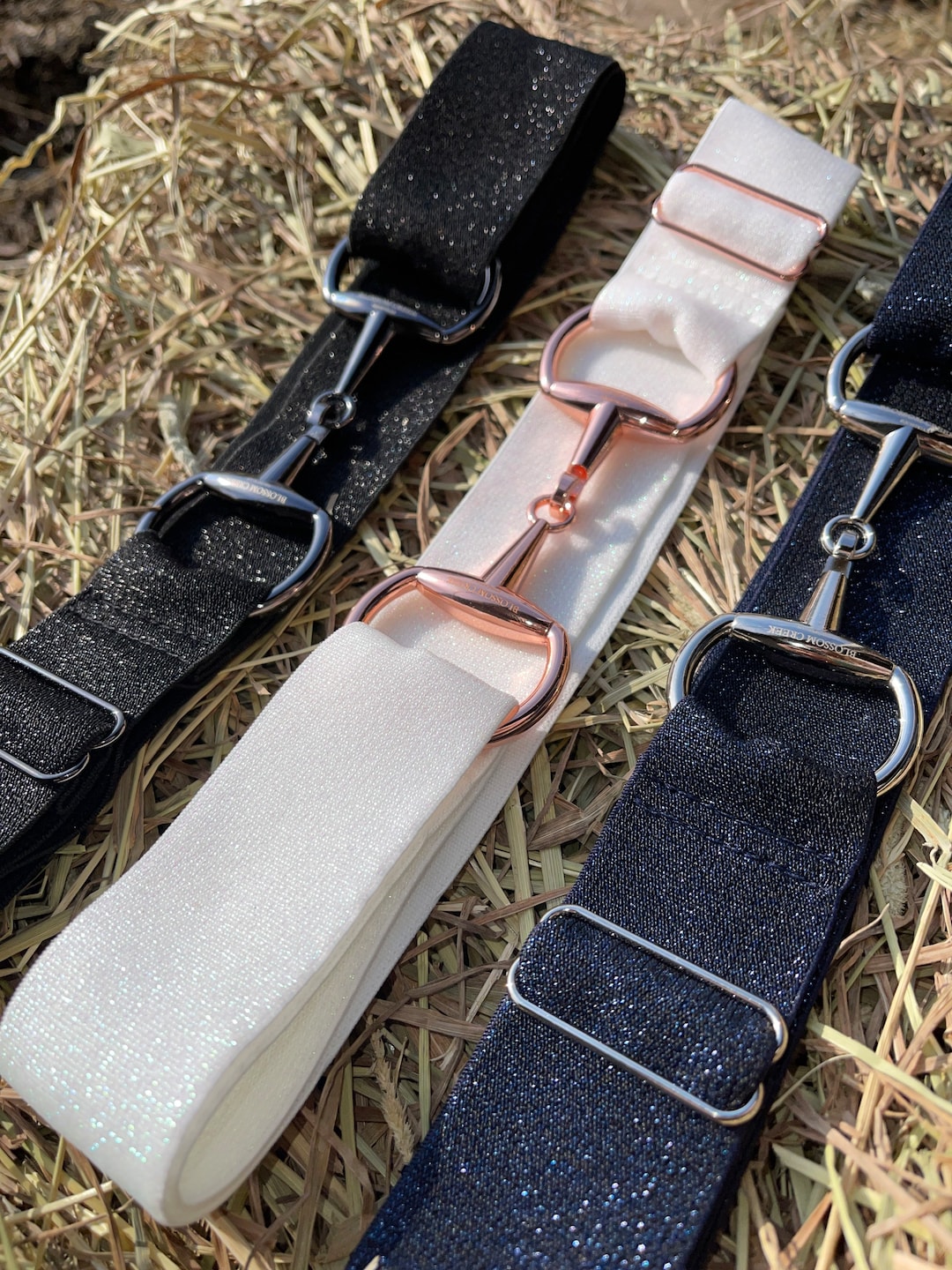 Glitter Belt With Snaffle Bit -BCE, Adjustable- Youth to Adult - Etsy