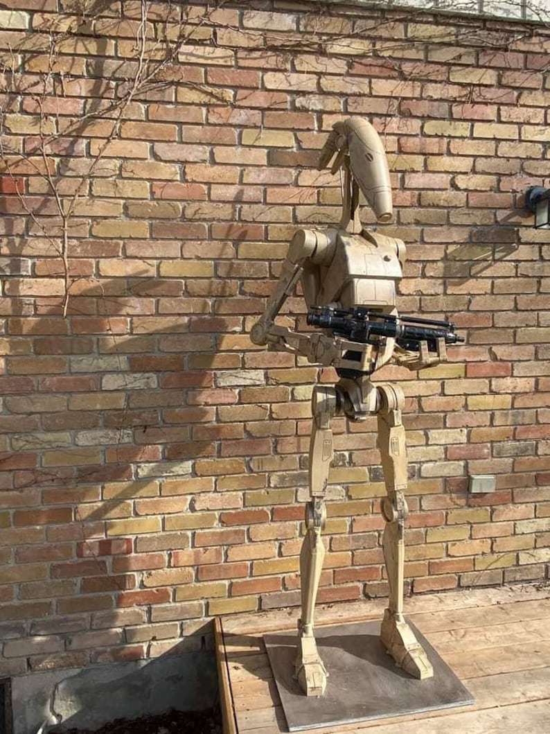 Star Wars Life Size Battle Droid B1 Diy Etsy France