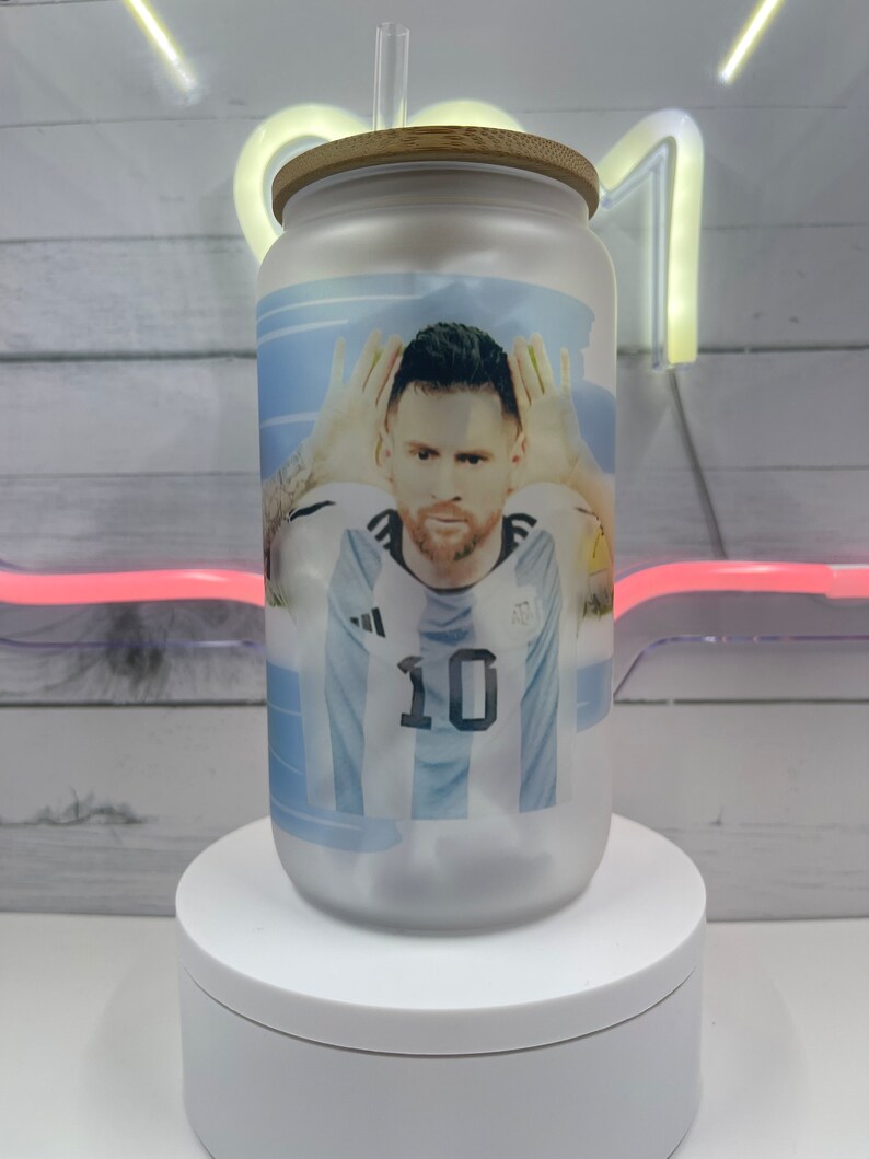 Argentina World Cup, Lionel Messi, Ice Coffe Frost Tumbler, Ice Coffe ...