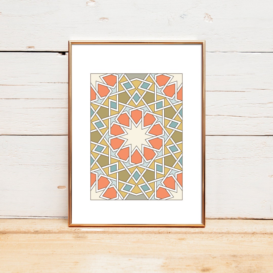 Islamic Geometry Wall Art | Islamic Art | Islamic Home Decor | Islamic ...