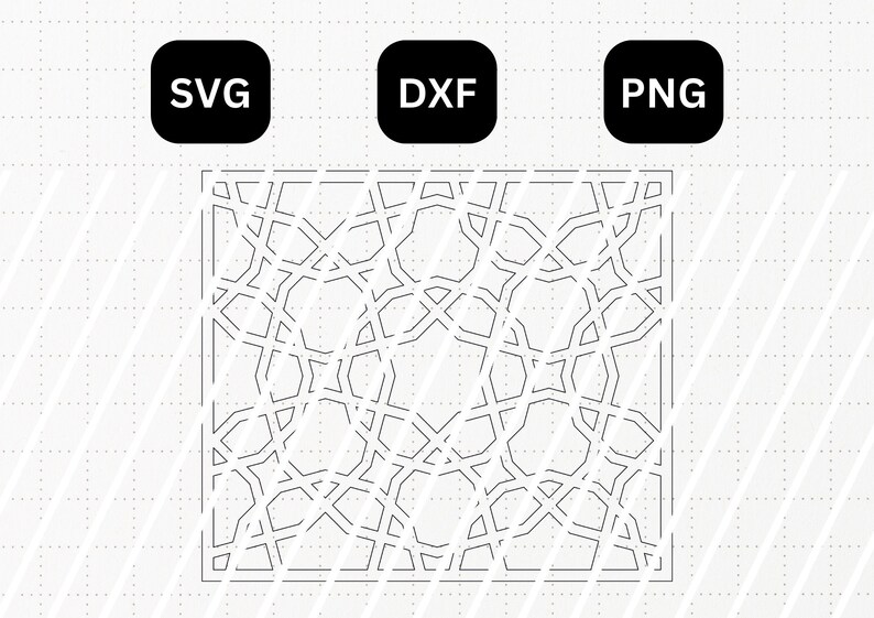Islamic Geometry Pattern, Instant Download, SVG, PNG, DXF - Etsy