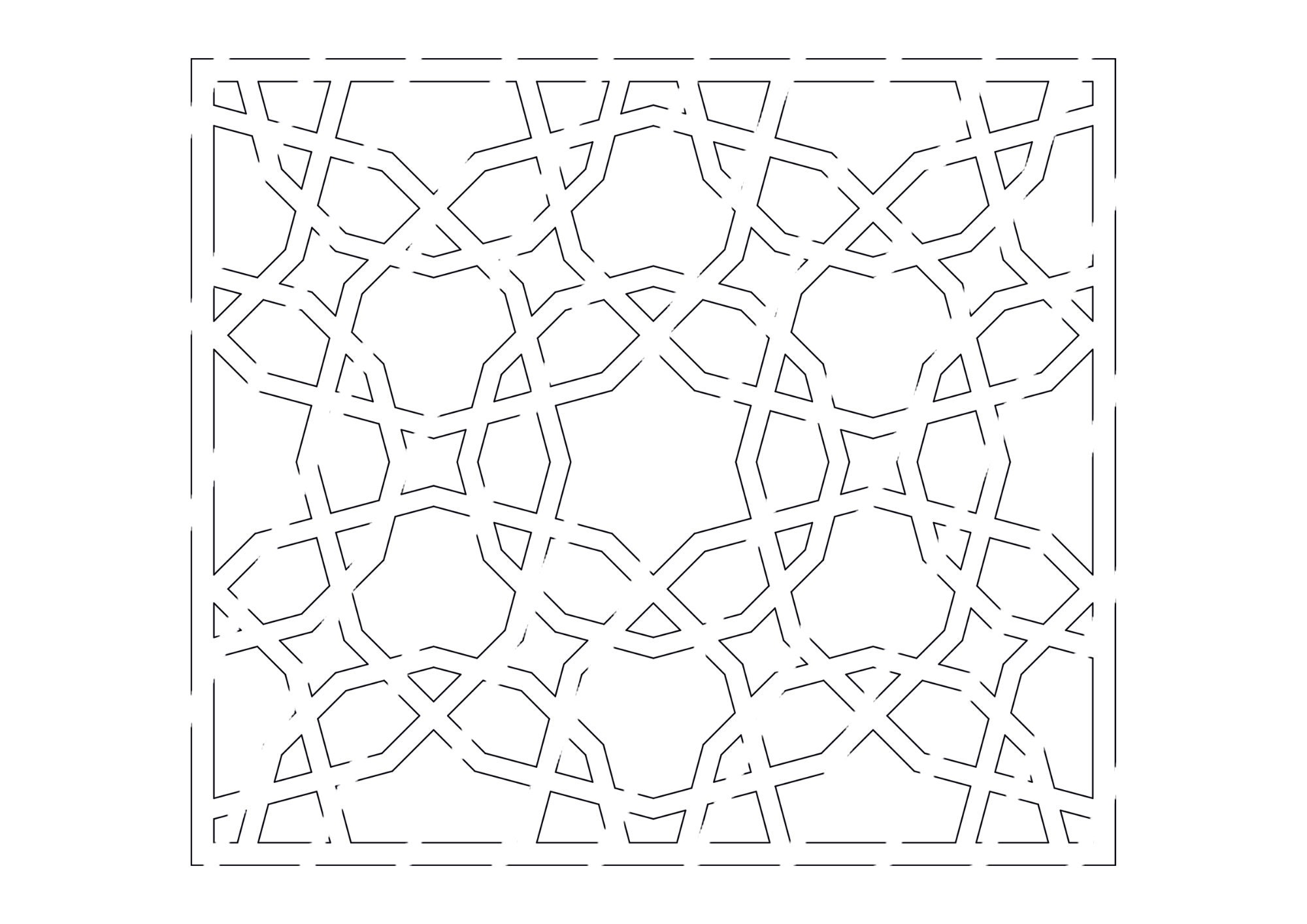 Islamic Geometry Pattern, Instant Download, SVG, PNG, DXF - Etsy
