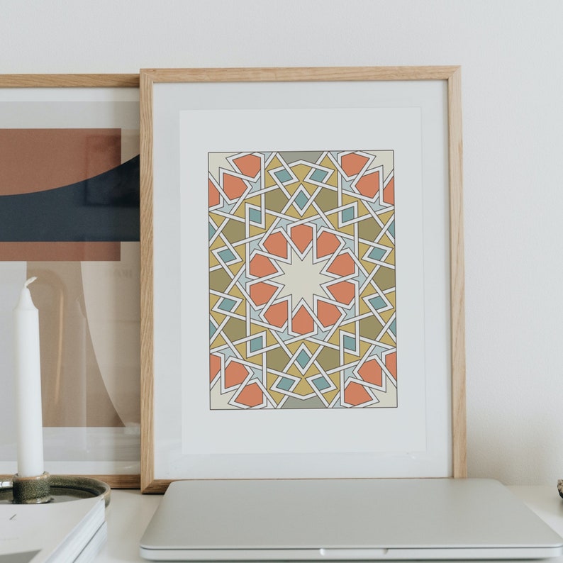 Islamic Geometry Wall Art | Islamic Art | Islamic Home Decor | Islamic ...