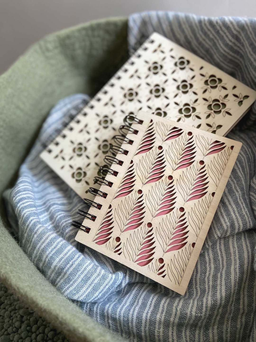 Handmade Wooden Notebook, A6, Notebook, Notebook, Note Book, Small ...