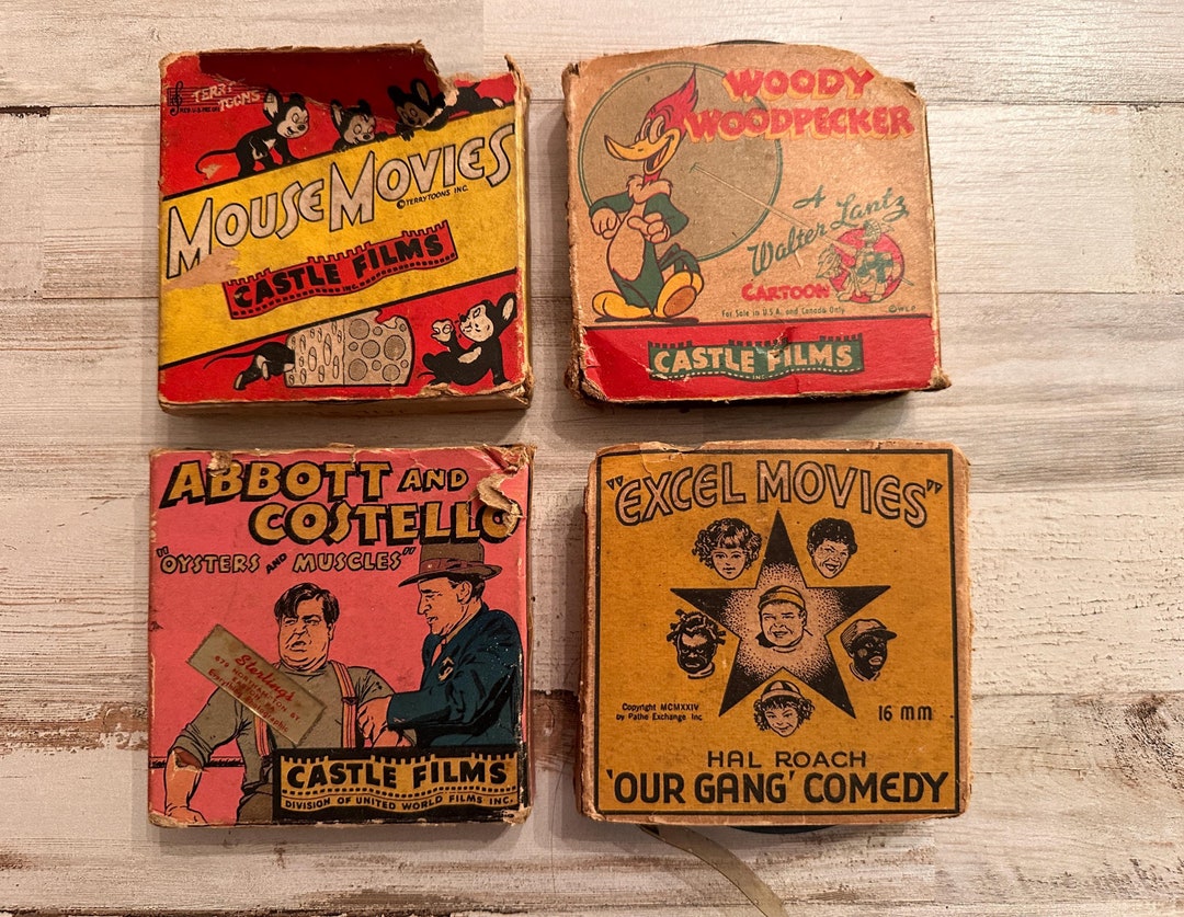Collection (4 Films) of Vintage 16mm Films - Woody Woodpecker, Abbott ...