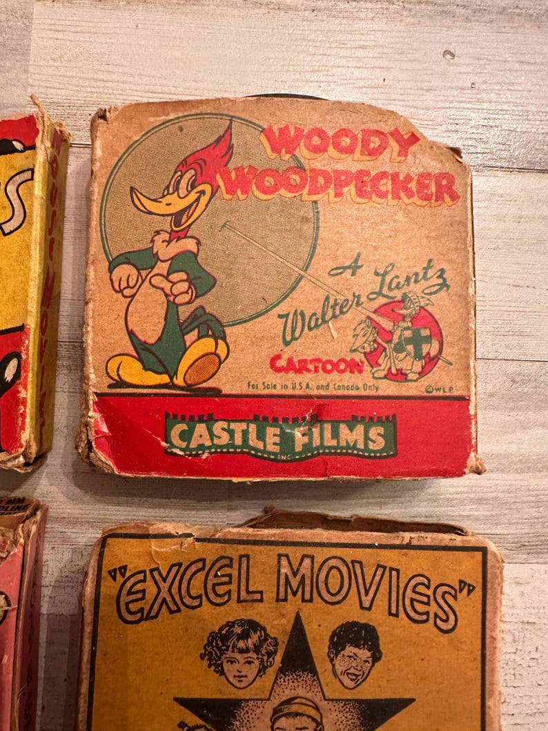 Collection (4 Films) of Vintage 16mm Films - Woody Woodpecker, Abbott ...
