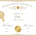 Editable Elegant Graduation Certificate. Fully Editable and Printable ...