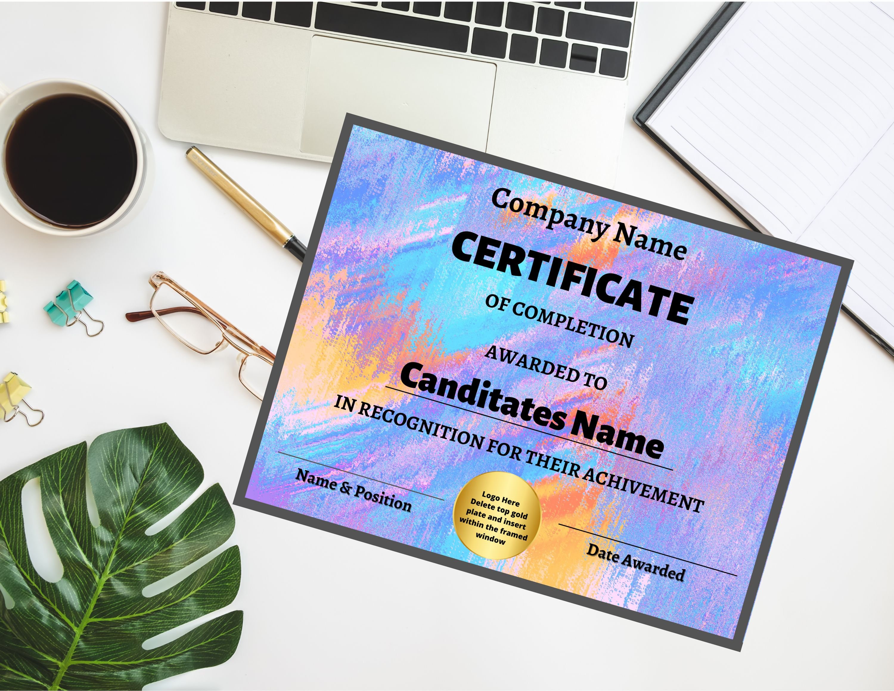 Editable Art Awards Certificate, Completion Certificate, Diploma ...