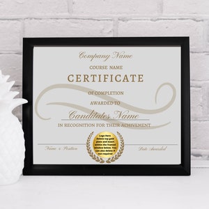 Editable Elegant Graduation Certificate. Fully Editable and Printable ...