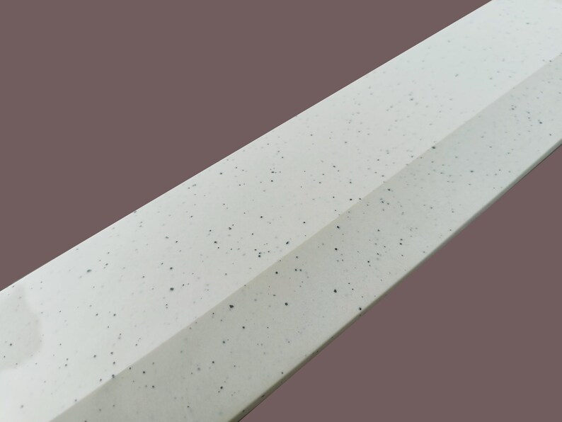 Galaxy Vanilla White Engineered Granite Threshold Marble Saddle Shower ...