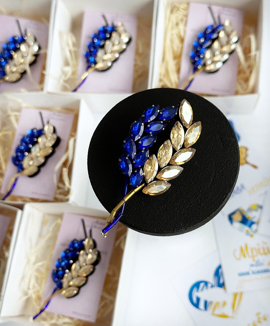 Brooch ukrainian Ear of Corn - Etsy